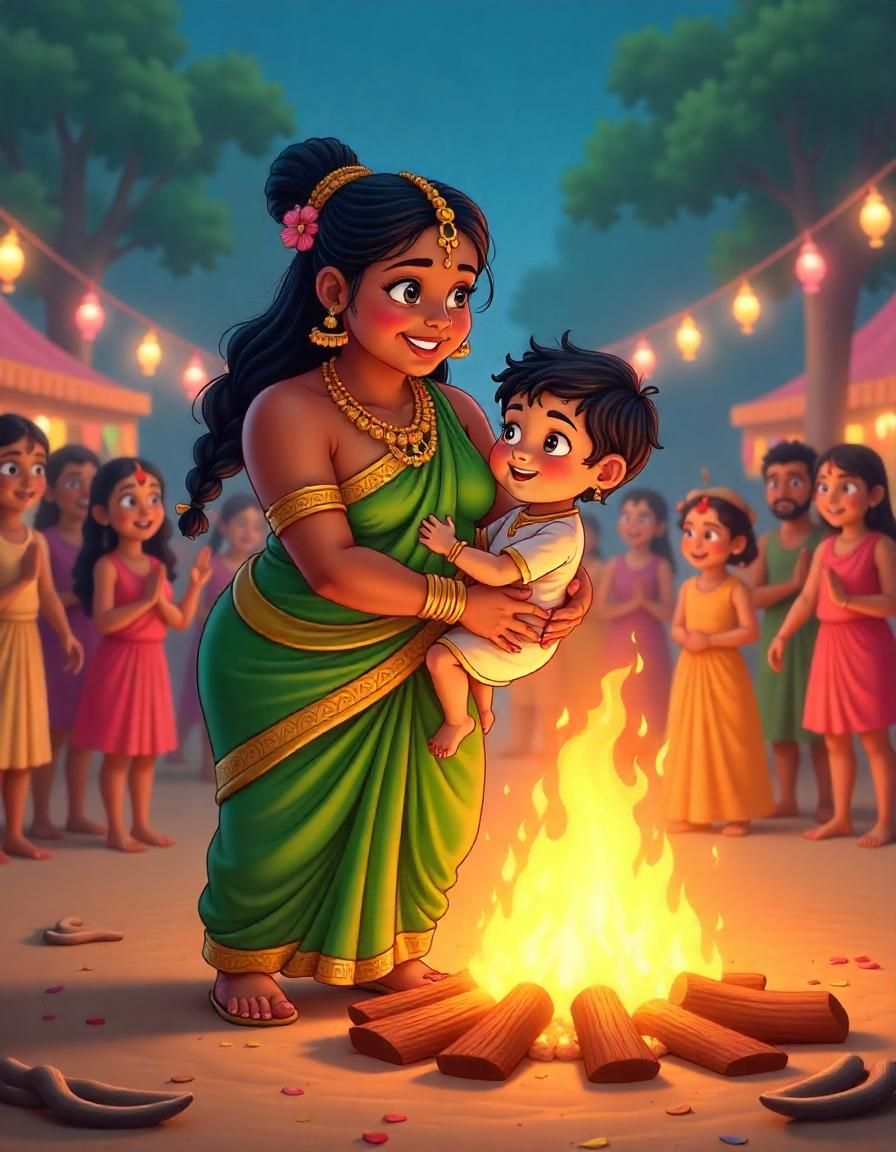 Holi’s Mythical Roots: Holika’s fire and Kayadhu’s strength - vamaindia.in